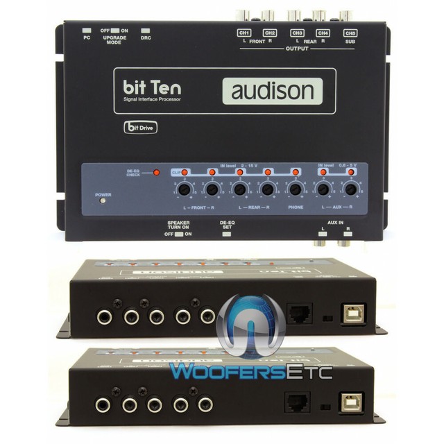 Audison Bit Ten Multi-Function Signal Interface Digital Processor for ...
