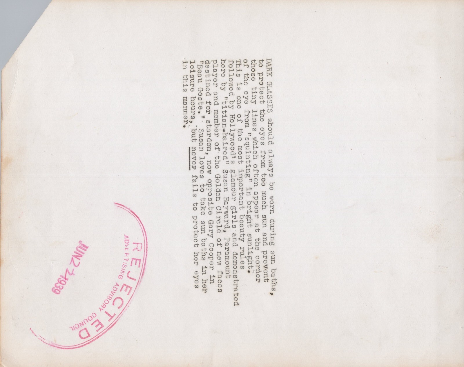 Susan hayward (1939) 🎬⭐ Original Signed Autograph Leggy - Cheesecake ...