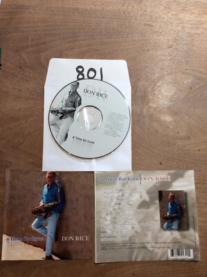 A Time for Love by Don Rice - CD Disc and Artwork ONLY No Case No ...