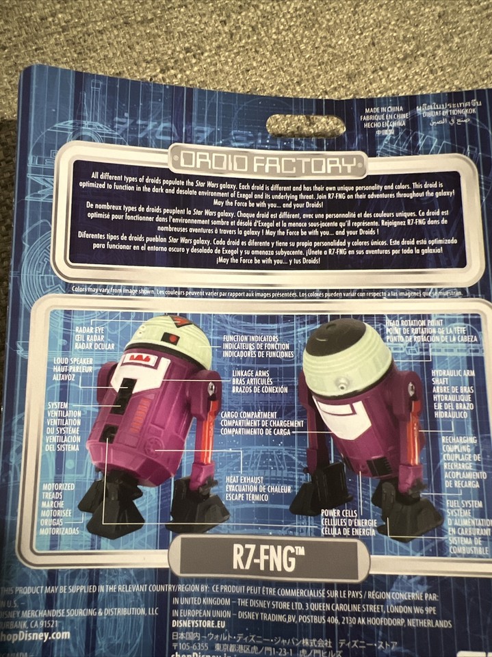Disney Parks 2022 Star Wars R7-FNG Halloween Vampire Glow Droid Factory ...