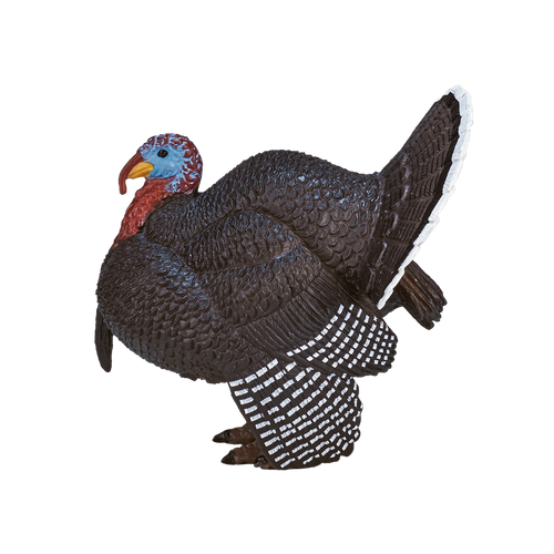Mojo MALE TURKEY Wild zoo animals play model figure toys plastic forest ...