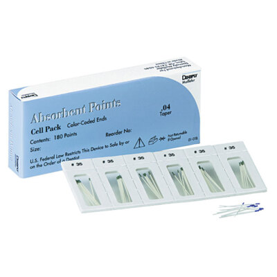 Endodontic Conventional Cell Paper Points By Dentsply Maillefer (200 ...