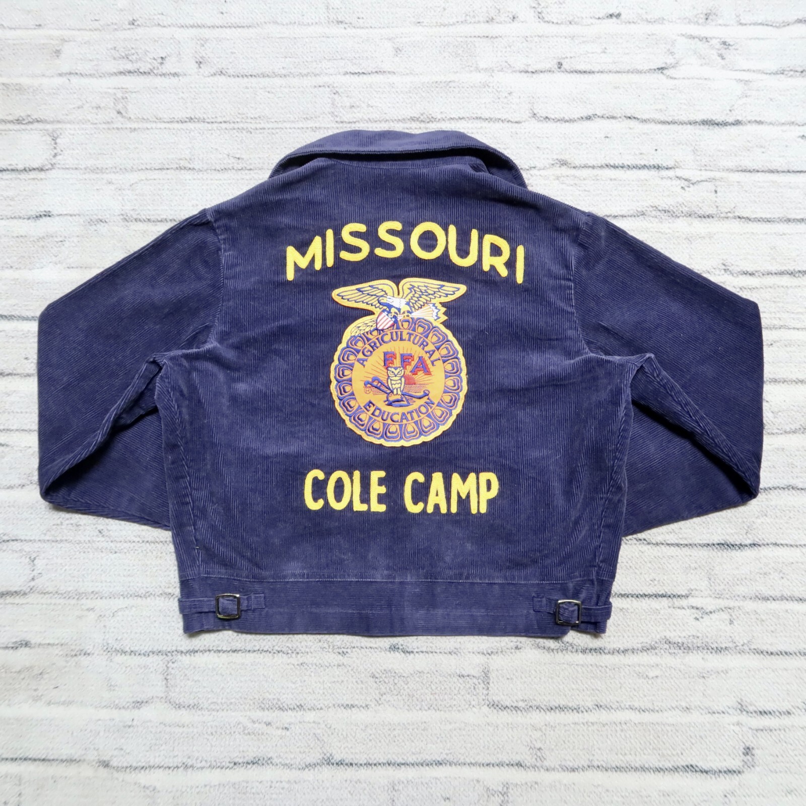 Vintage FFA Missouri Cole Camp Agriculture Corduroy J… - Gem