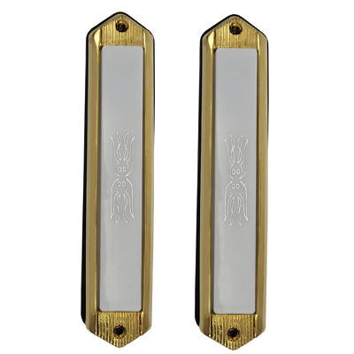 Coach Side Marker Limo Opera Lights White Lens Gold Housing Pair 8 ...