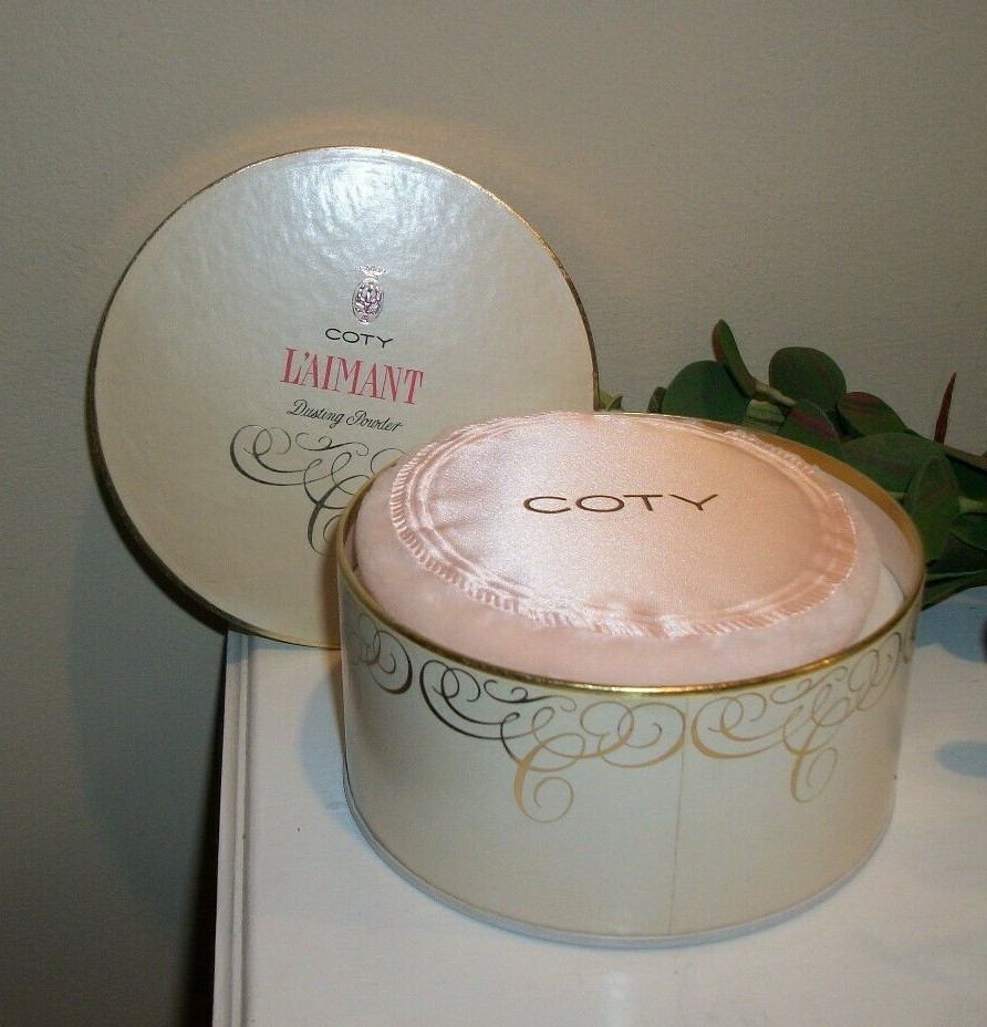 Vintage Coty L'AIMANT Dusting Powder Sealed 5.25 oz. with Puff New | eBay