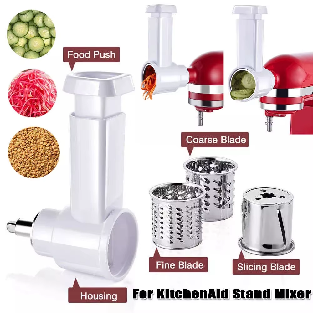 Vegetable Prep Slicer & Shredder 3 in 1 Attachment Food Processor ...