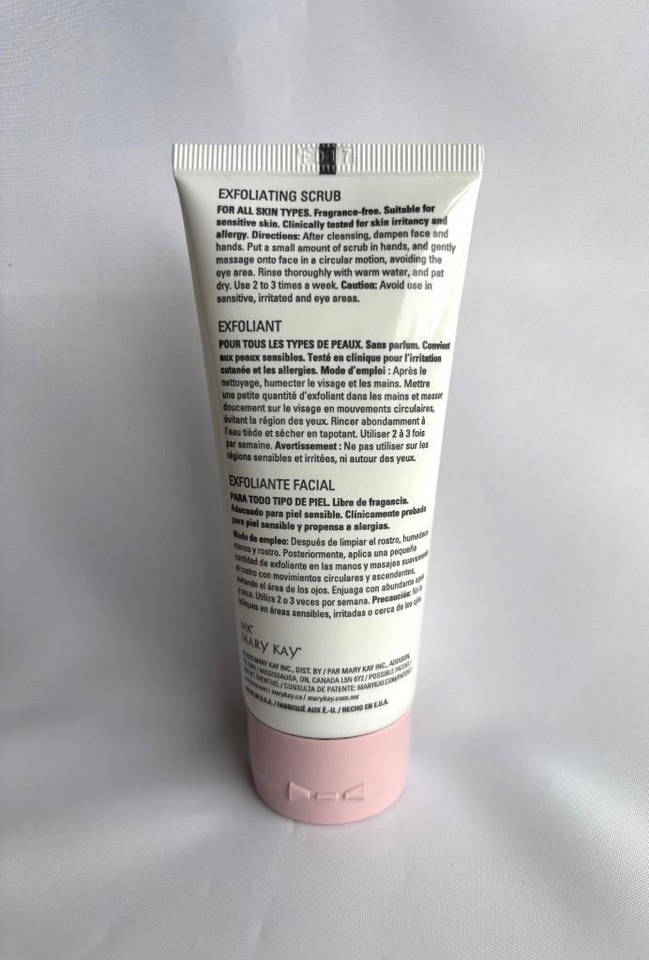 Mary Kay EXFOLIATING SCRUB All Skin Types NIB New Skincare Line 201395 ...