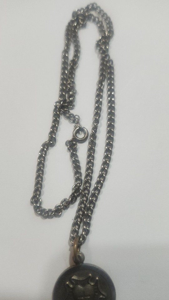Antique I am Lutheran Silver Chain & Pendant Marked Itally | eBay
