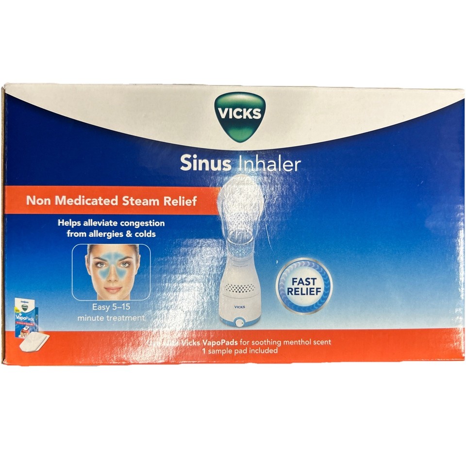 Vicks Sinus Inhaler, Non-Medicated Steam Relief, Helps With Sinus ...