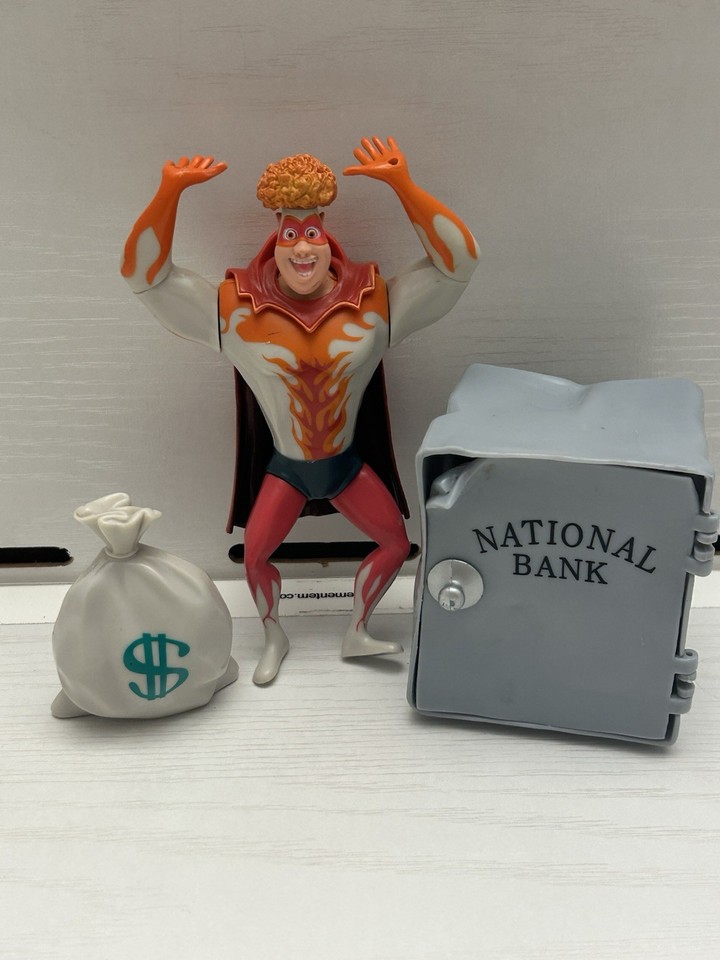 Megamind Tighten 6” Figure With Safe And Money Bag Pre-Owned - Rare | eBay