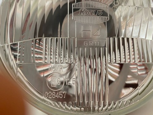 New Pair of Koito European Spec (E-Code) Headlamps 7 Inch Round and 60 ...