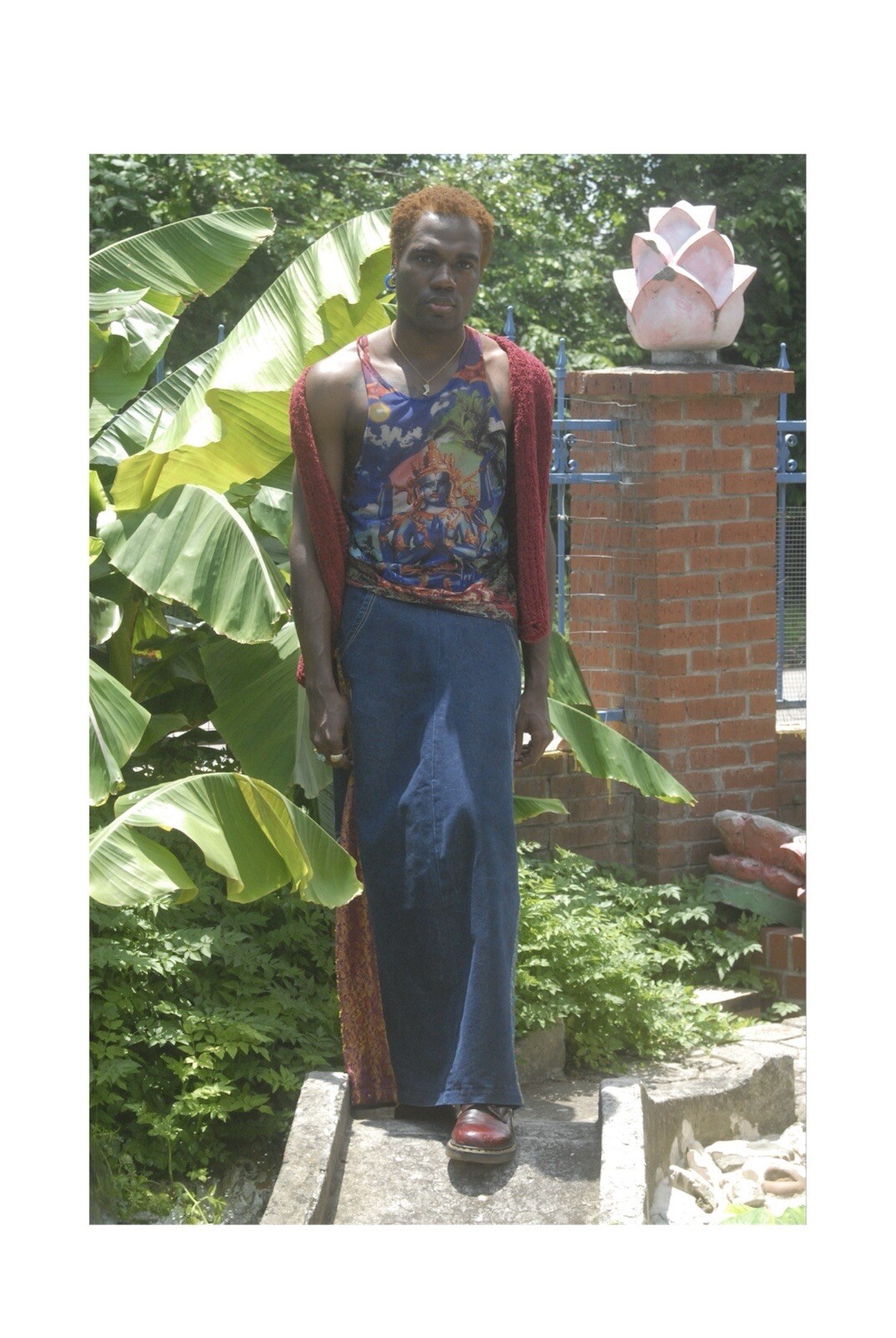 90s JNCO Solid State Denim Patchwork Maxi Skirt - Gem