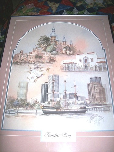 Anni Moller Print, Tampabay Florida Limited Edition 965/1000 Signed ...