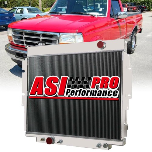 4Row Radiator For 1983~1996 84 85 86 87 Ford F150 F250 F350 F59 6.9L 7 ...