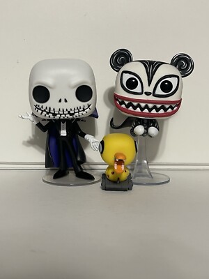 Funko Pop Disney NBC Vampire Jack Skellington and Teddy With Duck No ...