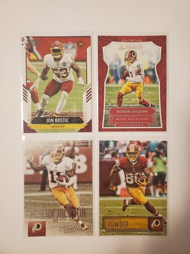 Washington Redskins/Commodes Football Stars 4 card lot/2 Desean Jackson ...