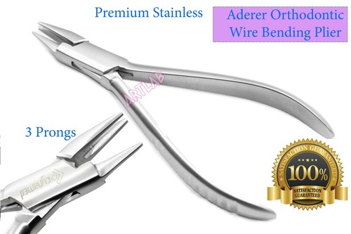 ADERER PLIERS - ORTHODONTIC WIRE BENDING PLIERS WITH 3 PRONGS PREMIUM ...
