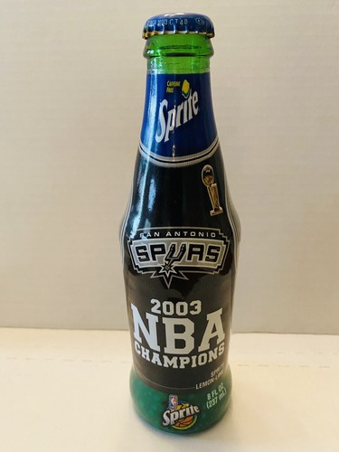 2003 Sprite NBA Champions San Antonio Spurs Commemorative Bottle 8 oz ...