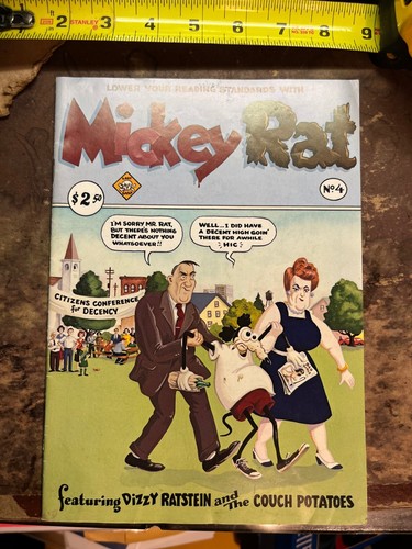Mickey Rat #4 Underground comic 1982 with $2.50 cover Roert Armstrong ...