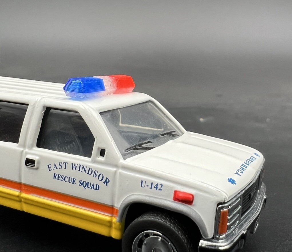 2 Pack 1/64 Code 3 MX7000 Blue Red Lightbar Greenlight Police Sheriff ...