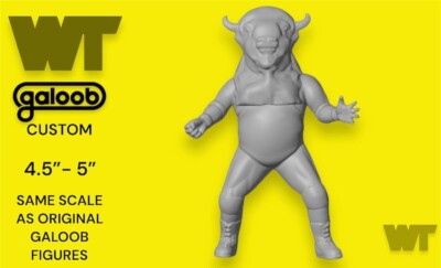 MANTAUR WCW Galoob Style CUSTOM WWF Unpainted WWE *READ* | eBay