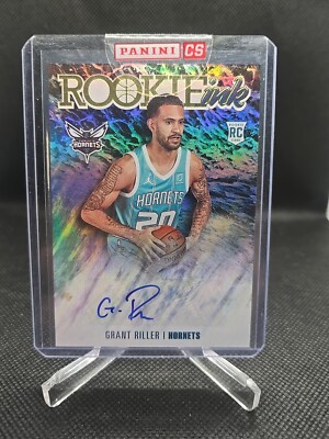 2020-21 Panini NBA Hoops Rookie Ink Grant Riller #RI-GRL Auto Hornets ...
