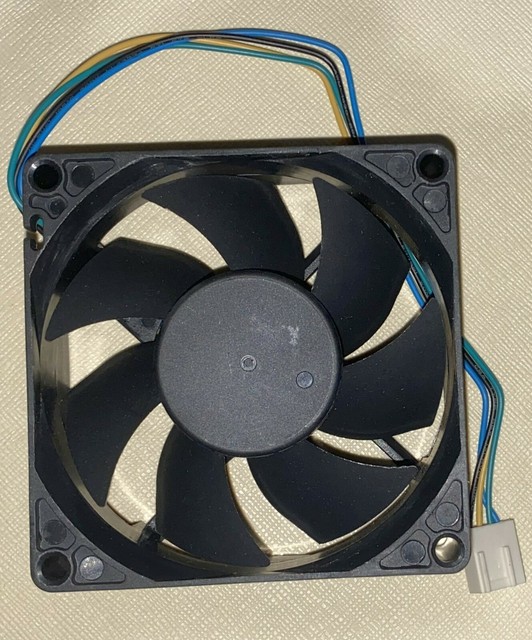 Everflow R128025BU 2900rpm 80x25mm Dual Ball Bearing PWM CPU Case Fan ...