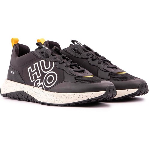 Hugo Mens Kane Runn Running Style Sneakers Black | eBay