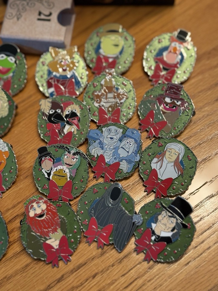 Muppets Disney Pin Christmas Carol Limited Edition 2025 Advent Calendar ...