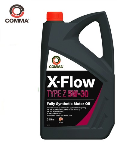 Comma 5L Fully Synthetic Motor Oil X-Flow Type Z 5W-30 XFZ5L | eBay