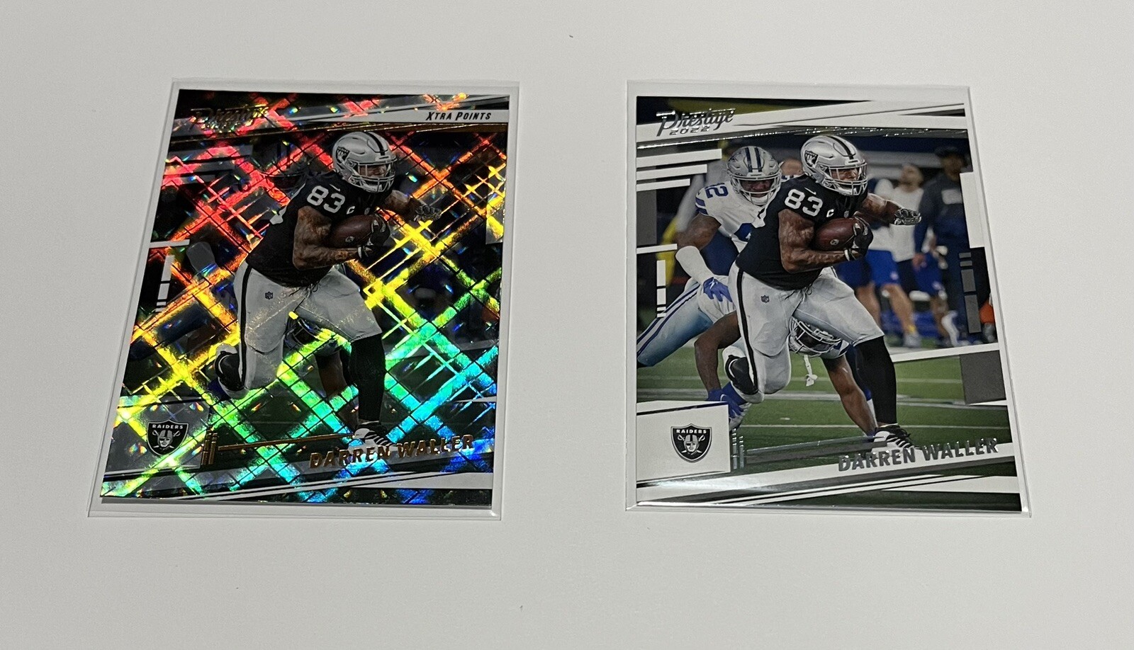 Darren Waller 2022 Prestige Xtra Points Diamond Holo #175 & Prestige ...