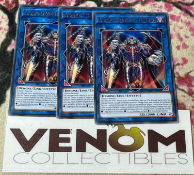 3x (M/NM) *ITALIAN* Masterking Archfiend - EXFO-EN090 - Rare ...