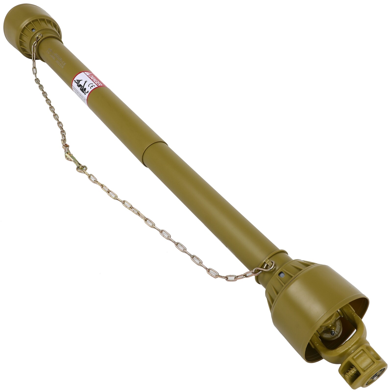 PTO Drive Shaft w/Security Chain Fit For Brush Hog Finish Mower Rotary ...