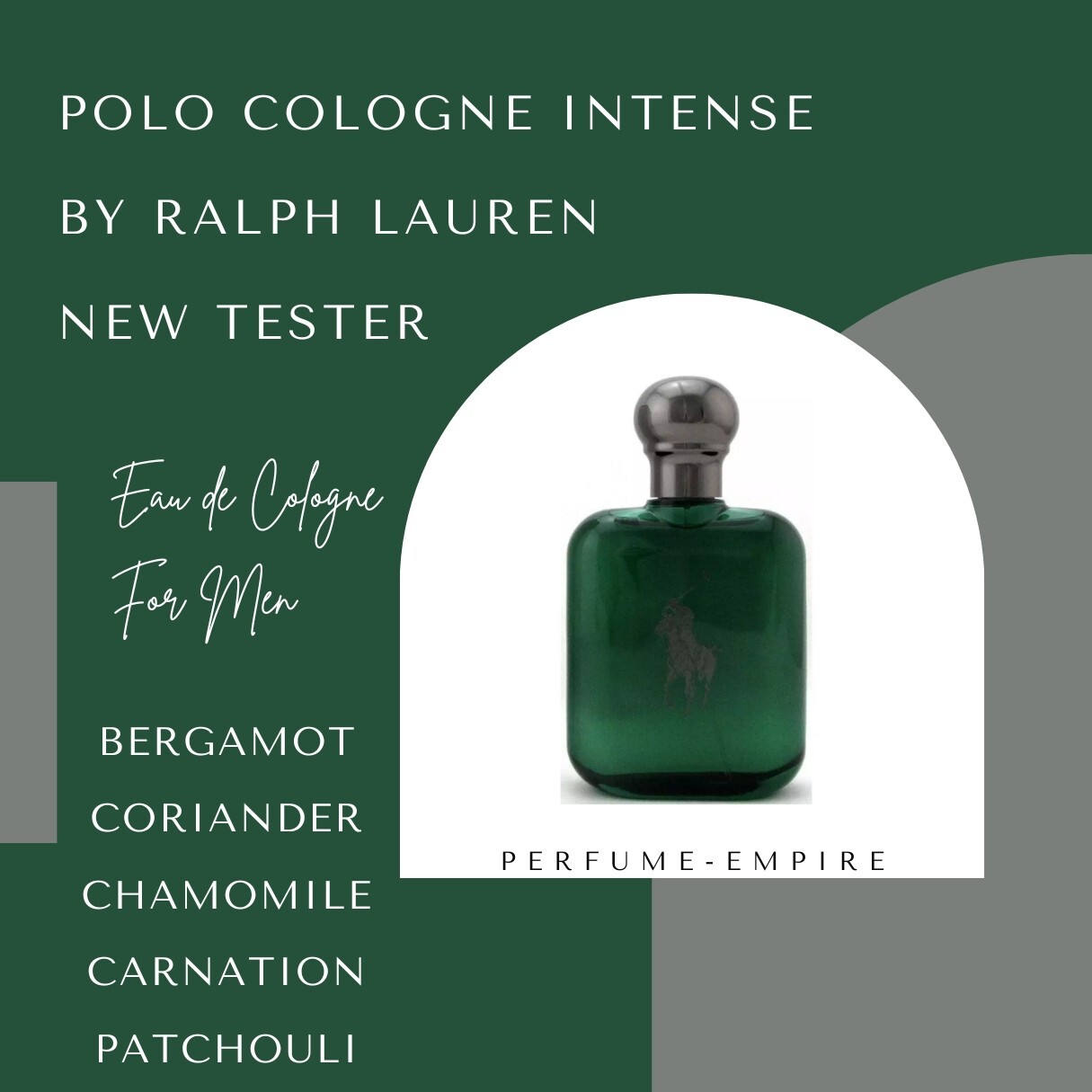 Polo Cologne Intense by Ralph Lauren for men 4.0 oz New