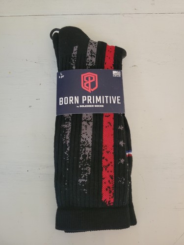Born Primitive Thin Red Line Soledier Socks Army/Navy/ Military ...