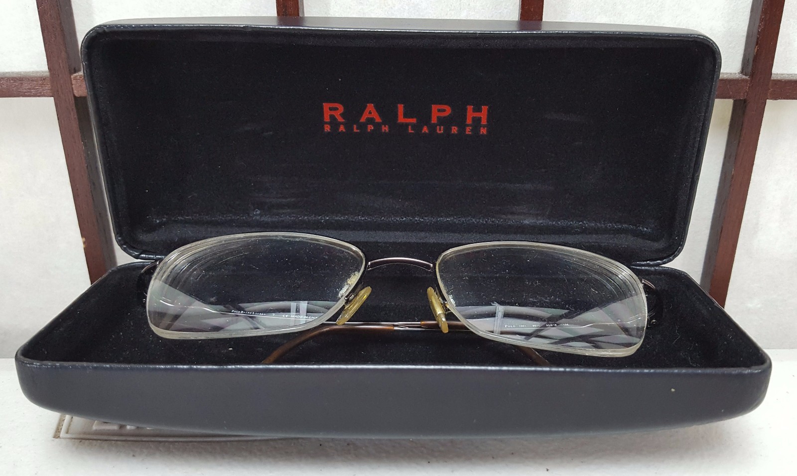 Polo Ralph Lauren Semi Rimless Eyeglass Frames with Case | eBay