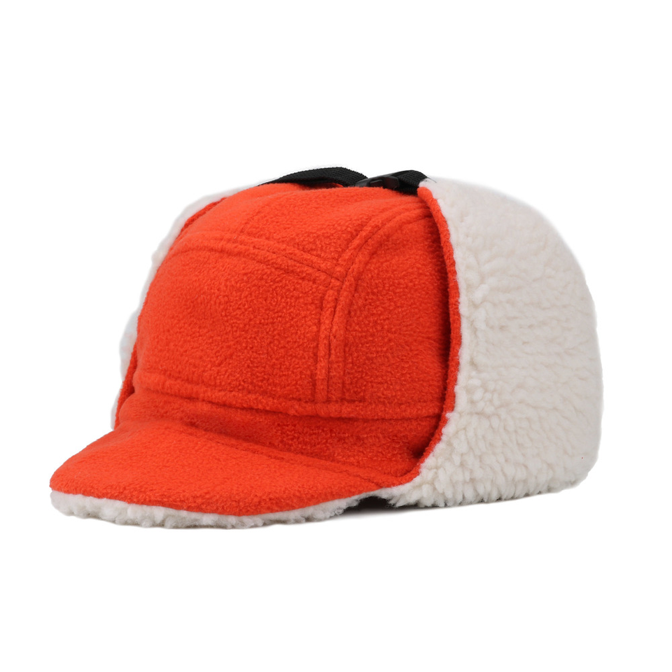 Windproof Ear Flaps Hat Winter Windproof Soft Warm Polar Fleece Beanie ...