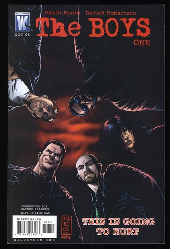 The Boys #1 NM- 9.2 1st Appearance Butcher Terror Hughie A-Train! 2006 ...