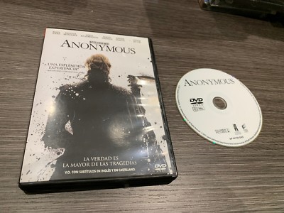 ANONYMOUS DVD RHYS IFANS VANESSA REDGRAVE JOELY RICHARDSON XAVIER ...