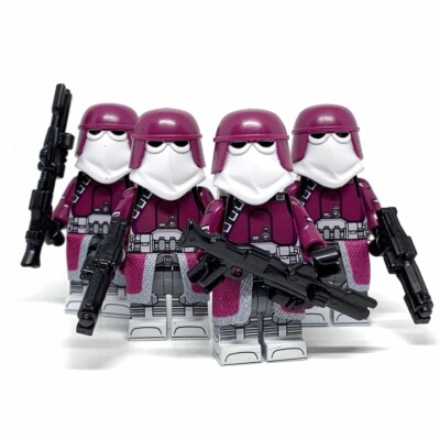 Custom Lego Galactic Marines 21st Nova Corps Star Wars Purple Clone ...