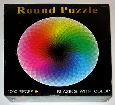 NEW 1000 Piece Puzzle Round Color Wheel | eBay