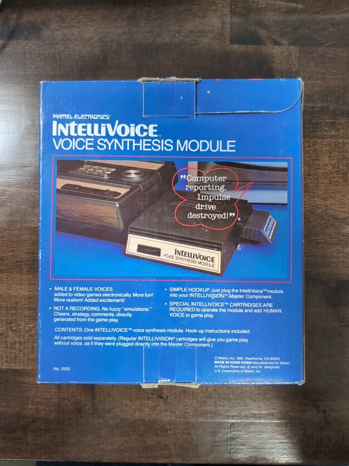 intellivision Intellivoice SEALED NEW | eBay