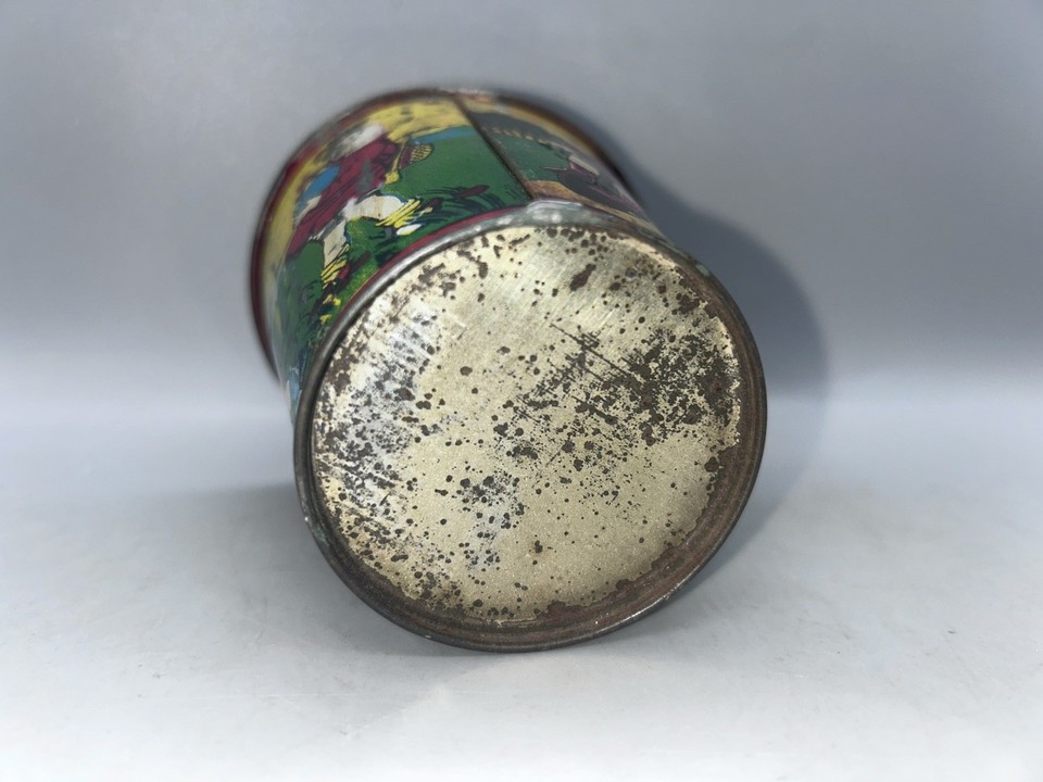 Vintage Tin Litho Cup 1920’s Toy Great Graphics Kids Tricycle Dog RARE ...