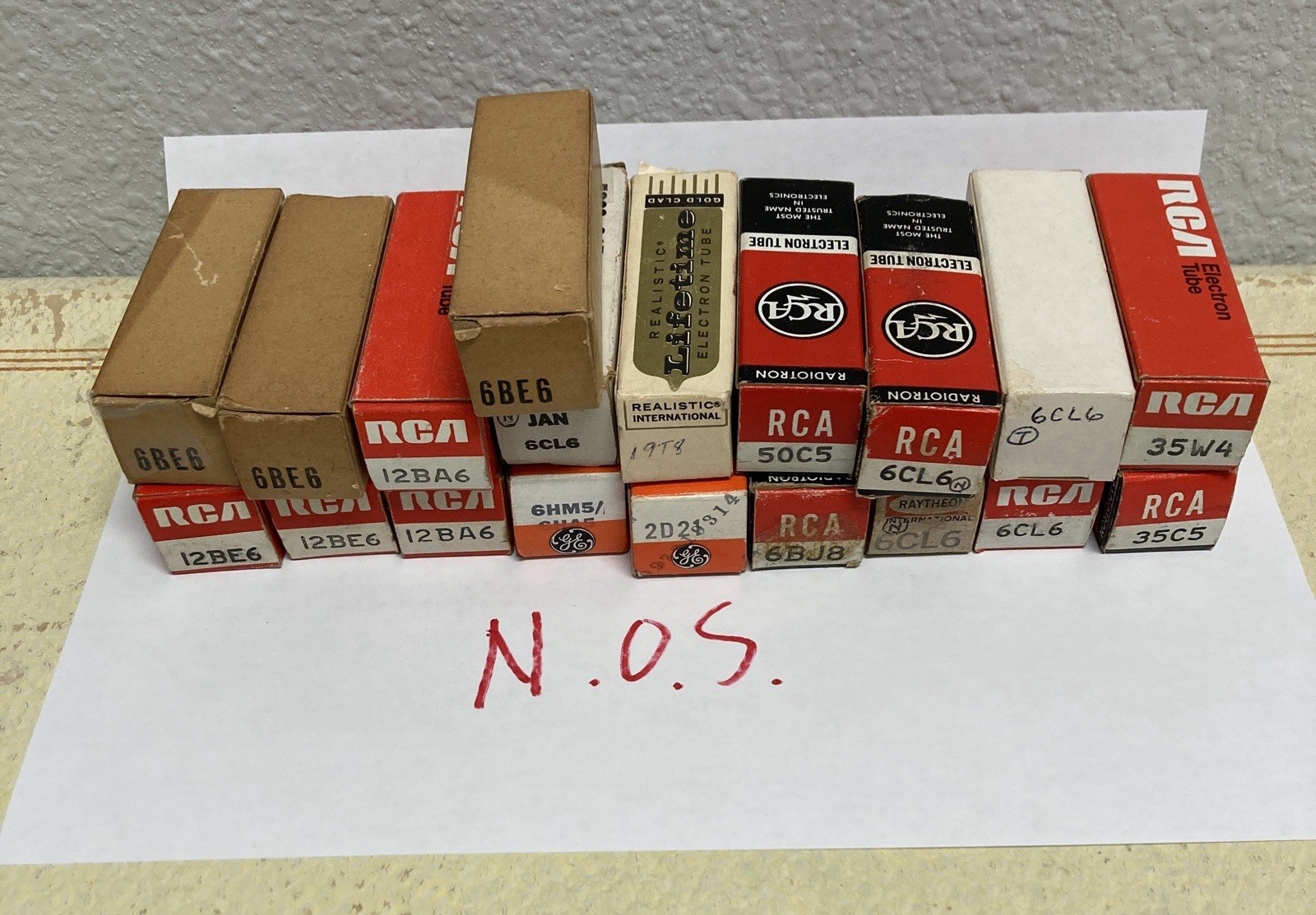 HUGE LOT 35+ Assorted Brands & Models Radio/TV Vacuum Amp Tubes NOS ...