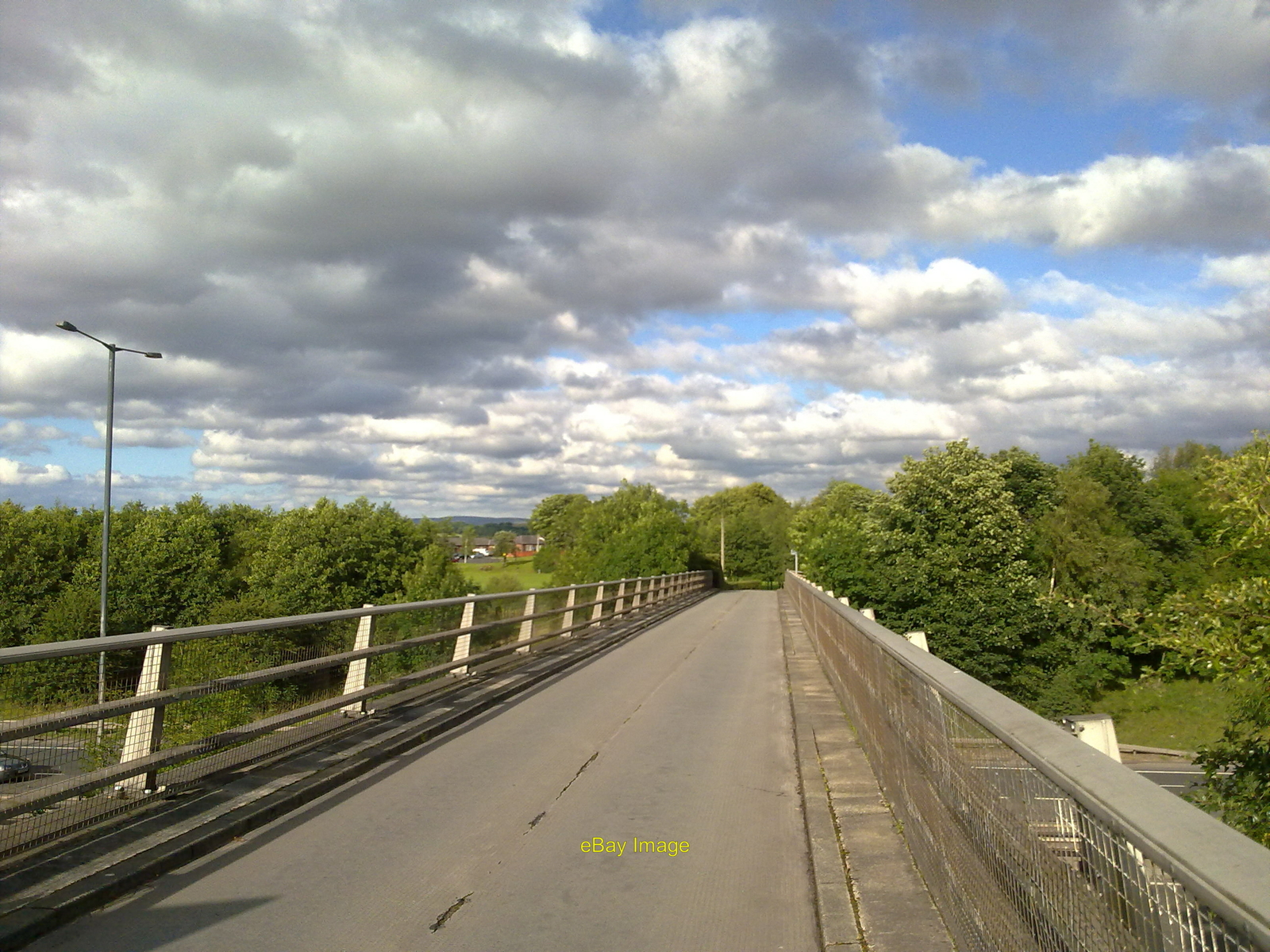Photo 6x4 Bridge over the M66 Motorway This leads to Pike Fold Golf ...