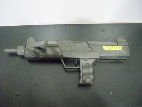 VINTAGE RAMBO UZI MACHINE GUN ROLEPLAY WORKS PARTIALLY | eBay