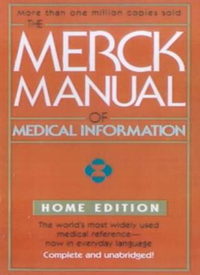 The Merck Manual of Medical Information (Merck Manual Home Healt ...