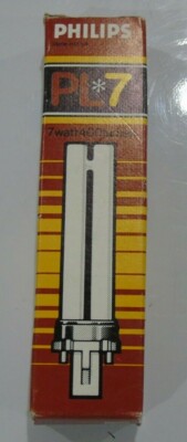 PHILLIPS PL- 7 , PL7, PL*7 - 7 WATT/ 400 LUMEN BULB A4 | eBay