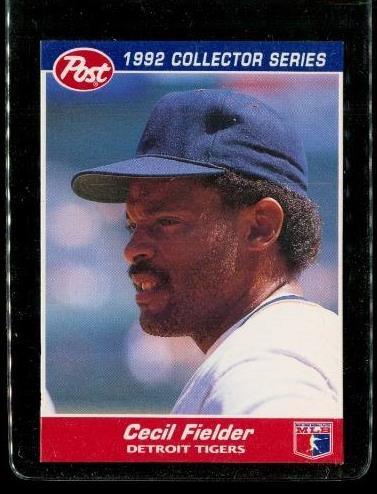 Vintage 1992 POST CEREAL COLLECTOR Baseball Card #13 of 30 CECIL ...
