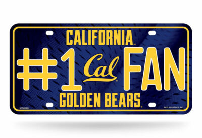 UC BERKELEY GOLDEN BEARS EMBOSSED #1 FAN METAL LICENSE PLATE #16 - NEW ...